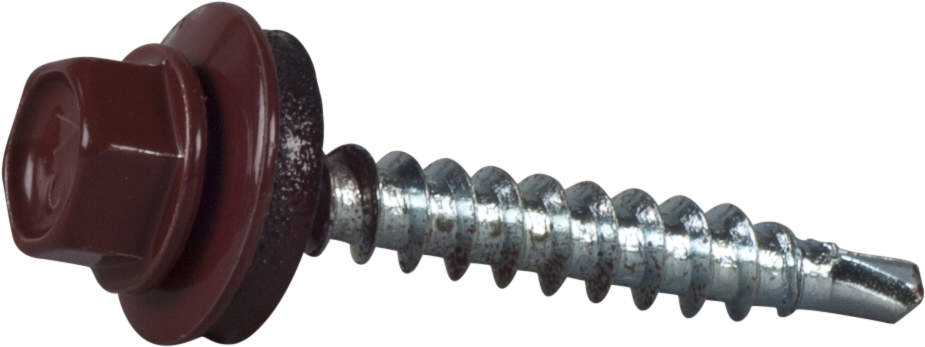Roofing screw with drill point